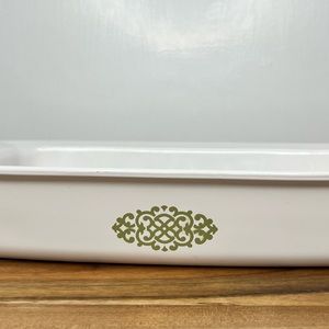 Corningware | Kitchen | Vintage Corningware Shell Oil Medallion Avocado ...